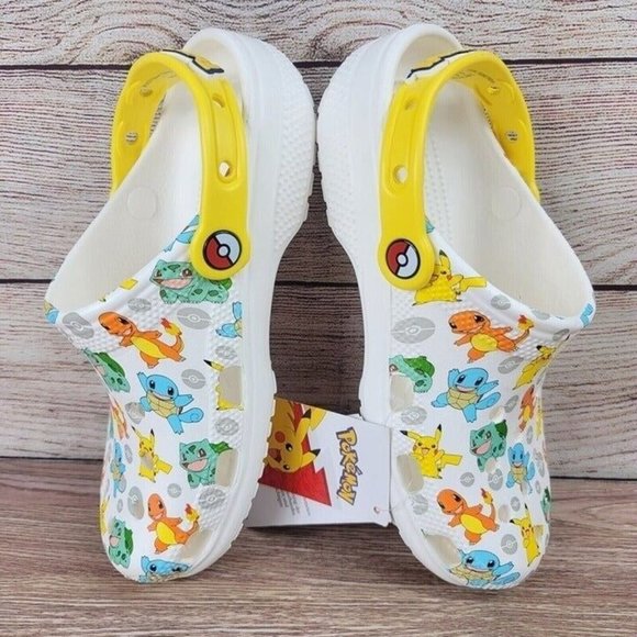 CROCS | Shoes | New Crocs X Pokemon 2 Clogs Womens Size 6 Pikachu ...